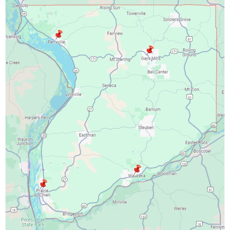 Official Website for Crawford County Wisconsin - One Stop, Health Box